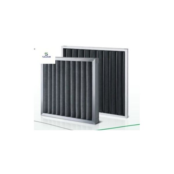 Quality Galvanized Mesh Aluminum Mesh Activated Carbon Pleated Air Filter Can Be Folded for sale