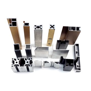 Quality 6063 Aluminum Frame Windows Extrusion Profile Custom Furniture Hardware for sale