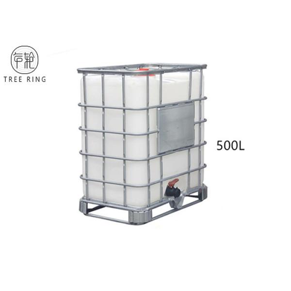 Quality PE 500L Intermediate Bulk Reconditioned Ibc Containers For Chemical Storage for sale