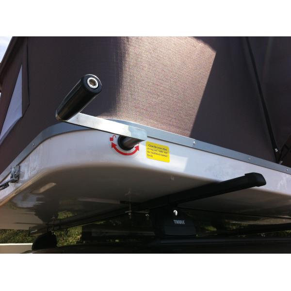 Quality Double Big Foot Automatic Roof Tent , Jeep Hard Top Tent Streamlined Design for sale