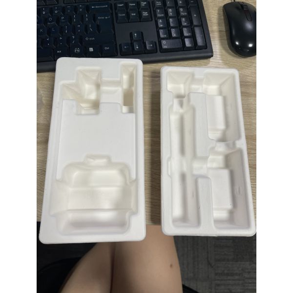 Quality Eco Friendly Moulded Pulp Tray Biodegradable Protection For Electronic Products for sale