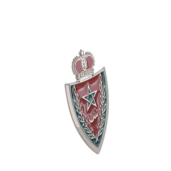 Quality Personalized Sheriff Detective Police Metal Badge Chinese Logo Pentagram Lapel for sale