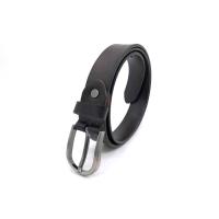 China Personalized 2.8cm Womens Genuine Leather Belt Alloy Buckle factory