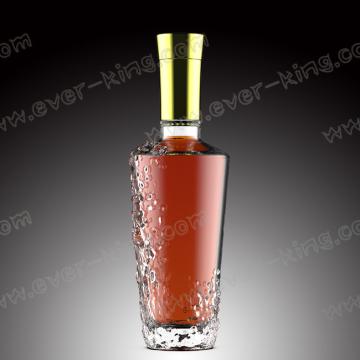 SGS Screw Sealing 750ML Flint Glass Empty Whiskey Bottles