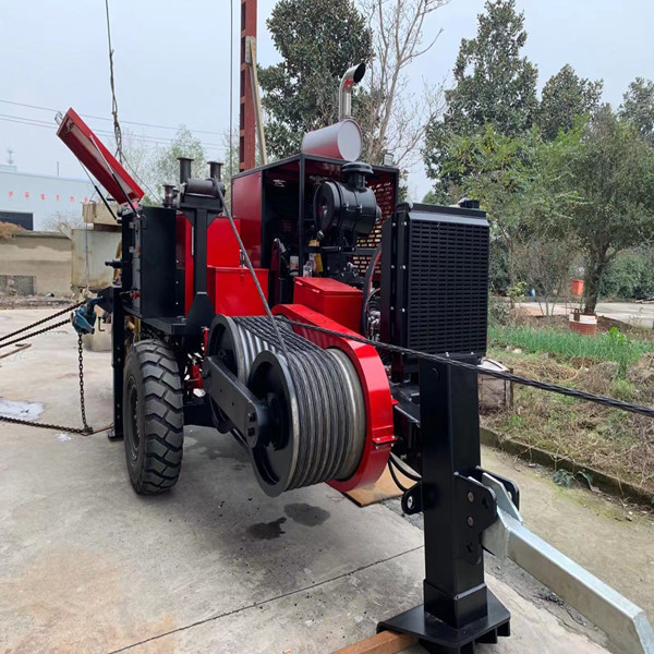 Quality 8 Groove GS90KN 9 Ton Hydraulic Puller Cable Stringing Equipment for sale