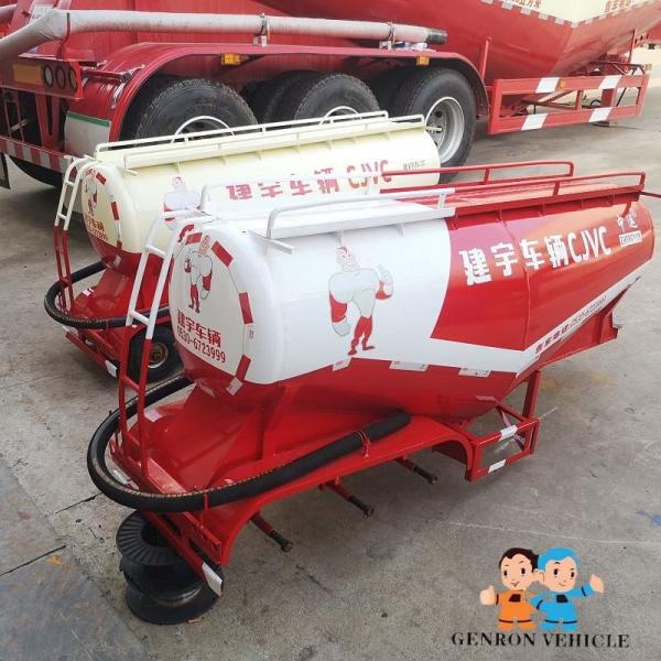 Quality Pneumatic Cement Transport 50ton 45cbm Dry Bulk Tanker Trailer for sale