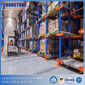 Quality ODM Motorized Storage Metal Pallet Shuttle Racking For Increases System for sale