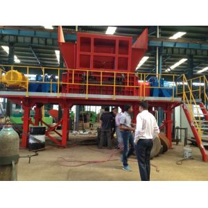 Quality 415V Rubber Shredding Machine Rubber Powder Production Line LP-1400 for sale