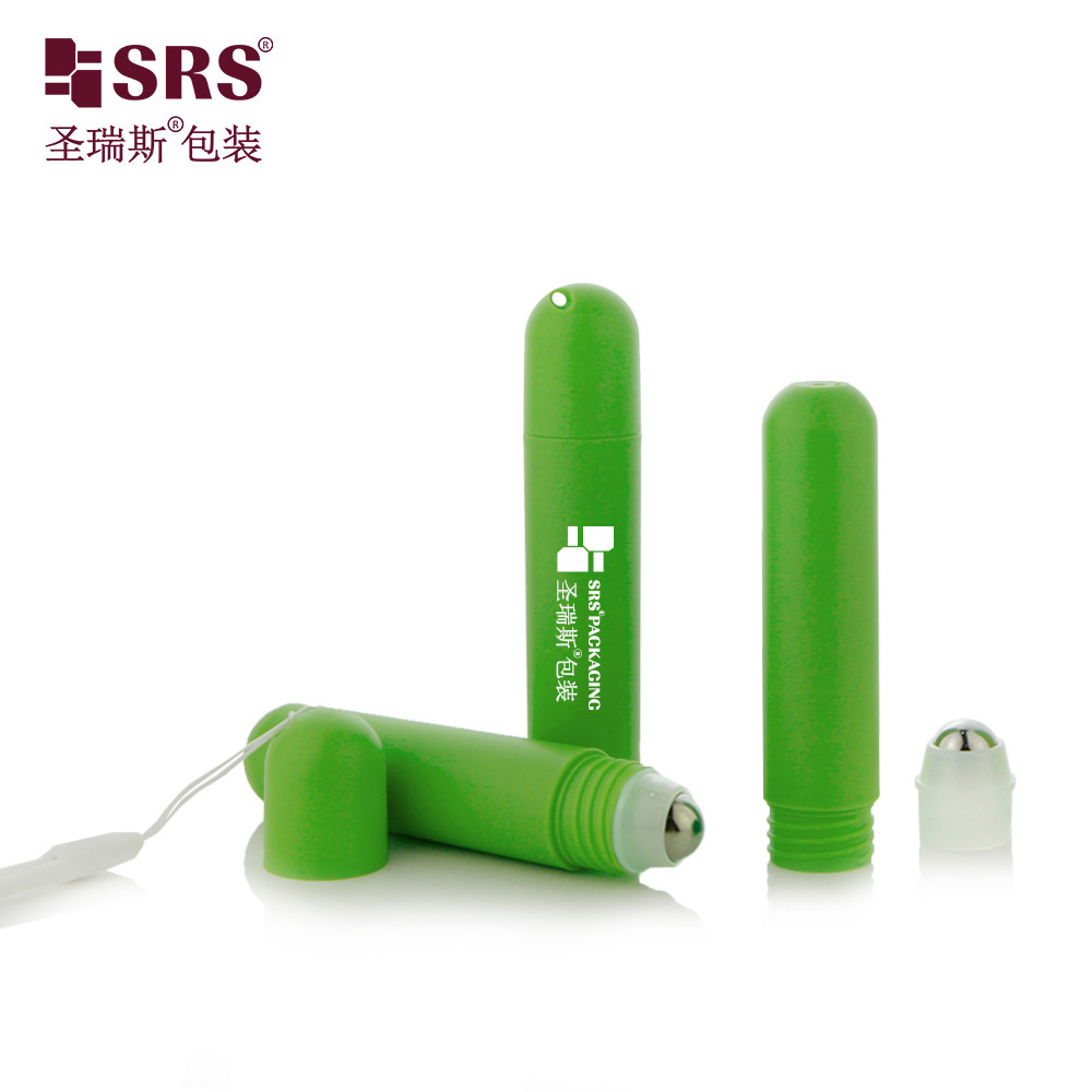 Quality RPPG 25ml Round Bottom Plastic PP PCR Recycled Antiperspirant Liquid Roller for sale