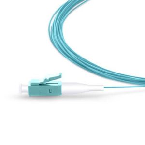 Quality PVC Fiber Optic Pigtail OM3 LC Adaptor Multimode Fiber Pigtail for sale