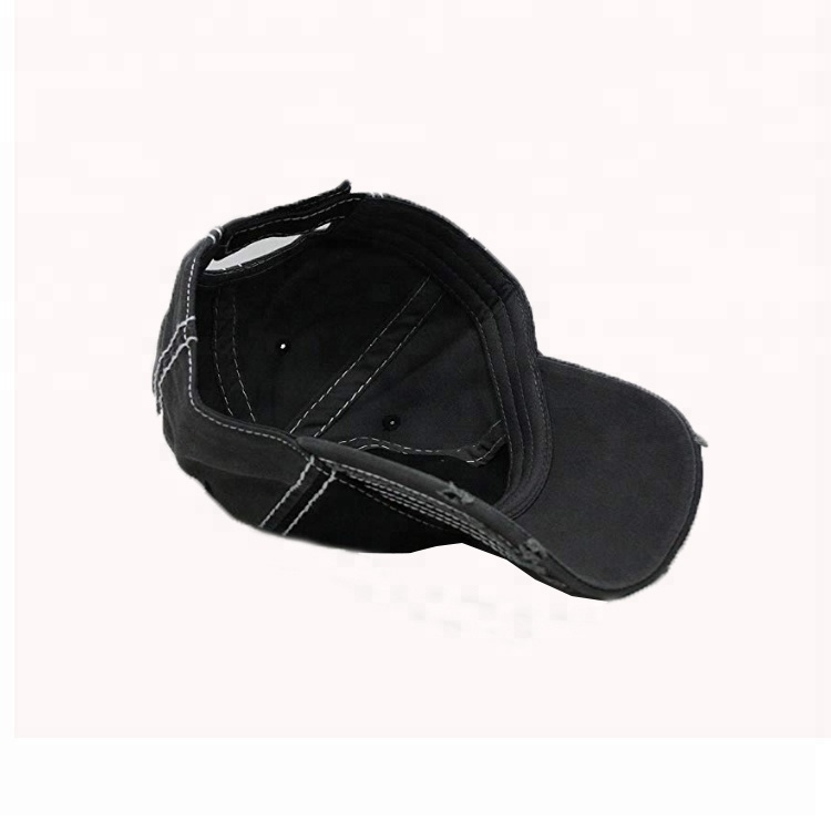 Vintage Distressed Style baseball cap custom short bill baseball caps