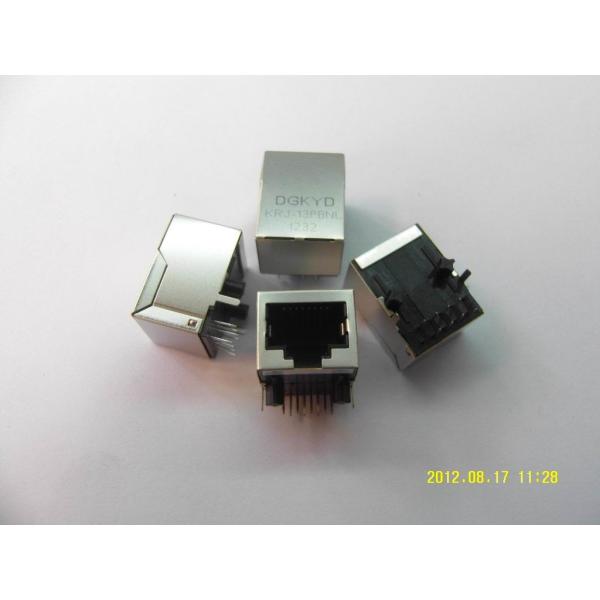 Quality IEEE 802.3 Single Port 8P8C RJ45 connector with 100 BASE-TX Filter for Computer for sale