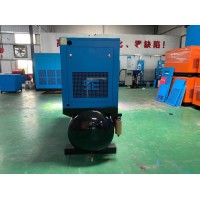 Quality Small Silent Laser Cutting Air Compressor Air Tank Mounted 8bar 16bar 11Kw 15HP for sale