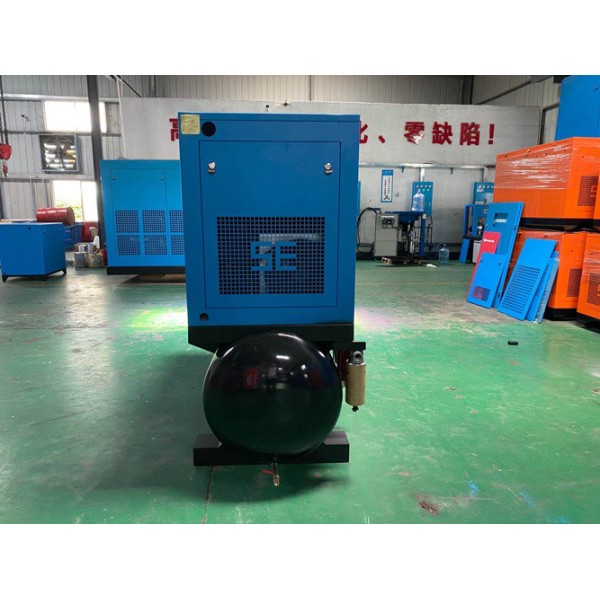 Quality Small Silent Laser Cutting Air Compressor Air Tank Mounted 8bar 16bar 11Kw 15HP for sale