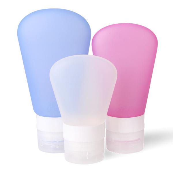 Quality Convenient Silicone Travel Bottle Kit Volume 37ml / or Custom 89ml Sample Free for sale