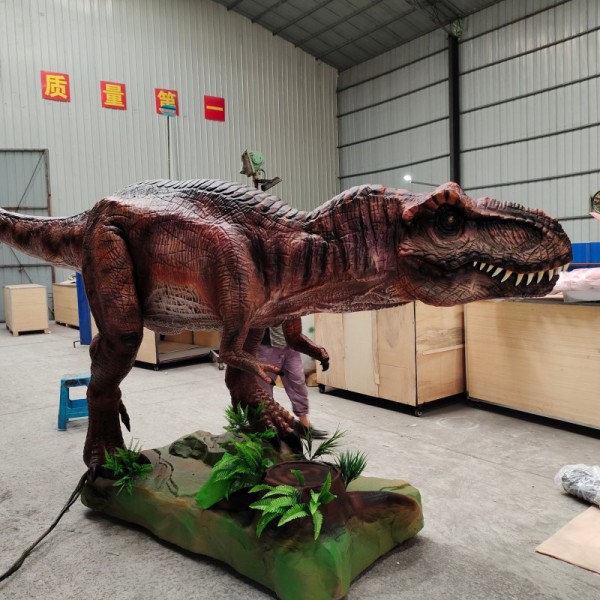 Quality Theme Park High-quality Realistic Animatronic Dinosaur T-rex Model for sale