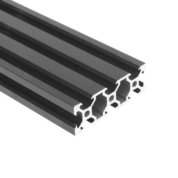 Quality 6061-T6 Industrial Aluminum Extrusion Profile T Slot Sandblating for sale