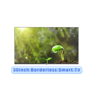 Quality 50" Borderless Smart TV, Ultra Slim Bezel Design, 2K/4K UHD A+ Panel, Customizab for sale