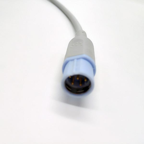 Quality Siemens 7 Pin Spo2 Sensor Cable TPU Material 2.2 Meter For Medical Equipment for sale