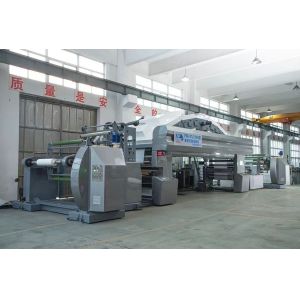 Quality Customization Kraft Paper Coating Machine PLC Controlled Solvent Based for sale