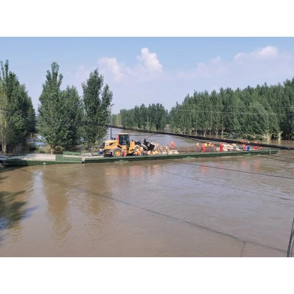 Quality Axle Load 83t Floating Bridges Army Pontoon Bridge for sale
