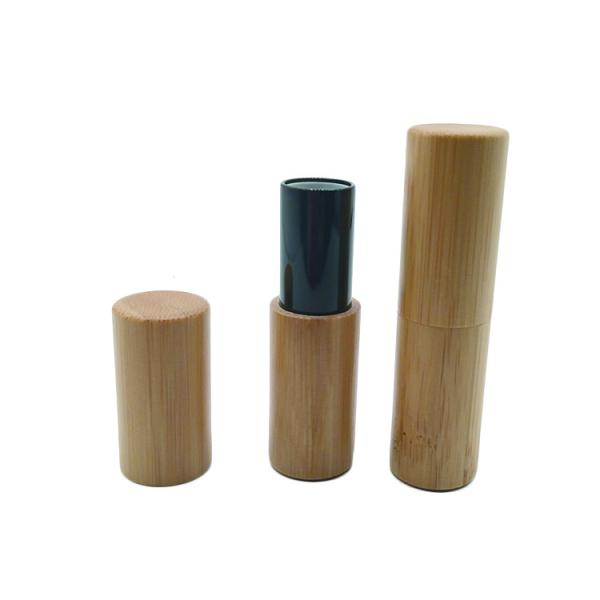 Quality Natural Wooden Empty Bamboo Custom Lipstick Tubes Cosmetic Packaging for sale