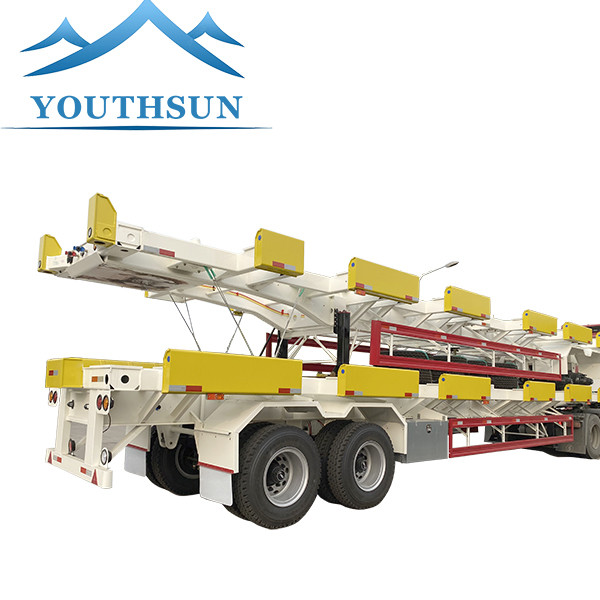Quality 45tons 60tons Terminal Semi-Trailer for 40ft 45ft Containers 40ft Container for sale