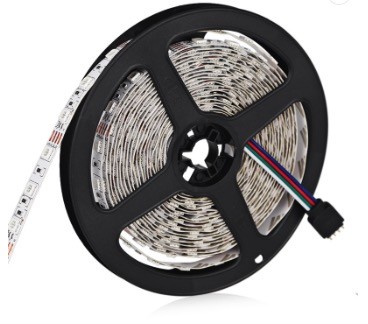 Quality IP20 RGB 30 LEDs / M 7.2W SMD 5050 LED Strip Light 10MM PCB Width FPC Material for sale