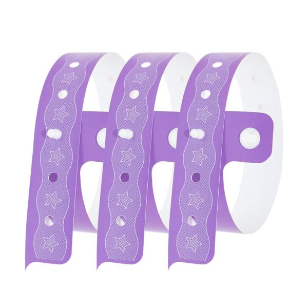 Quality Elastic PVC Wrist Band , Customized Soft Printed Vinyl Wristbands for sale