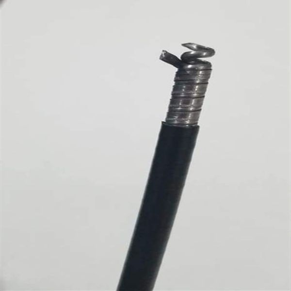 Quality 7mm Rubber Double Spiral Cable Outer Casing Steel Plastic Material for sale