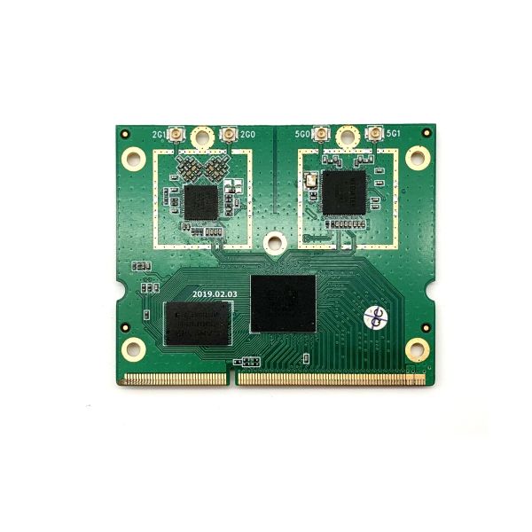 Quality 2.4G / 5G Embedded Ethernet Modules , DC 5V - 15V Gigabit Wifi Router Module for sale