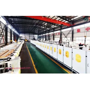 Quality High Speed CrMo Alloy Steel Production Line Of Corrugated Paperboard for sale