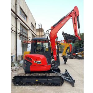 Quality Second Hand KUBOTA KX155-3z 5 Ton Small Digger Machine Used Mini Excavator for sale