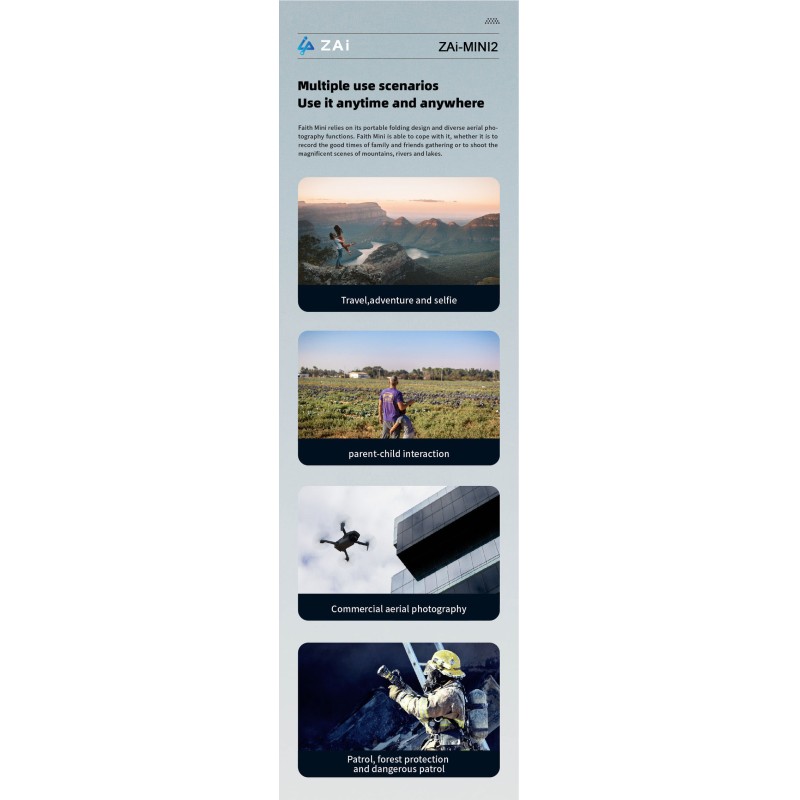 ZAi mini foldable drone