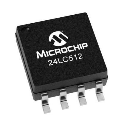Quality 24LC512-I/SM Flash Memory Data Storage Microchip 512K Bit 64Kx8 for sale