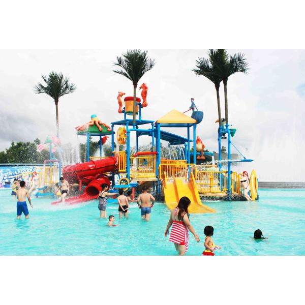 Quality Entertainment Fiberglass Kids' Water Playground Commercial Water Park Equipment for sale