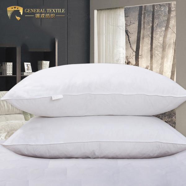 Quality Customized Luxury King Size Pillows Standard Anti Static With Microfiber Filling for sale