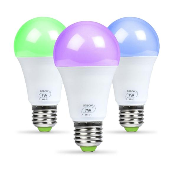 Quality Smart Light 7w 9w 12w E26 E27 B22 Wifi Rgb Cct Led Bulb Tuya Light Bulbs Led for sale
