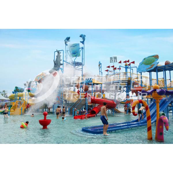 Quality Activities Large Aqua Playground Children Play Equipment Entertaining for sale