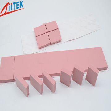 Quality pink 3.0W/mK CPU Heatsink Cutting Thermal Conductive Foam Ultrasoft Compressible for sale