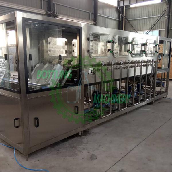 Quality 450BPH Belt Conveyor Cap Press 5 Gallon Water Bottling Machine for sale