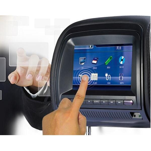 Quality Universal 9 Inch Headrest DVD Player ABS Material Type Built In 2 Speakers for sale
