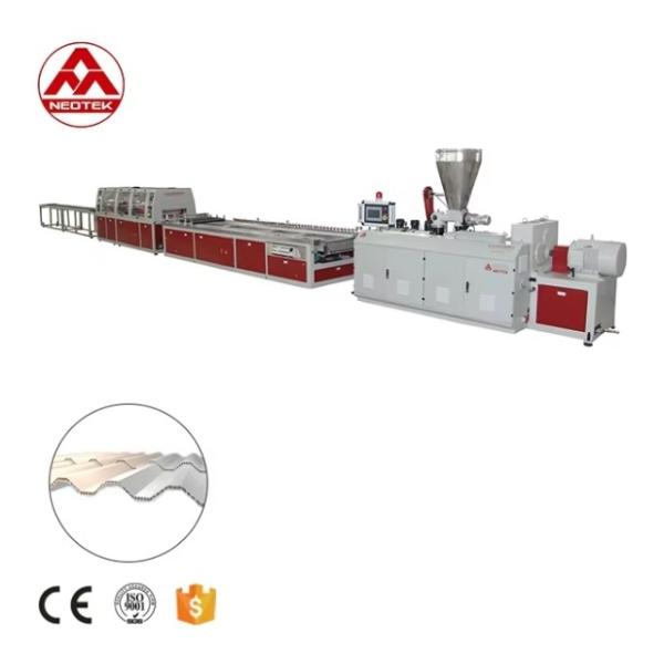 Quality Customizable Double Screw Co rotating Conical PVC Hollow Sheet Extrusion Machine for sale