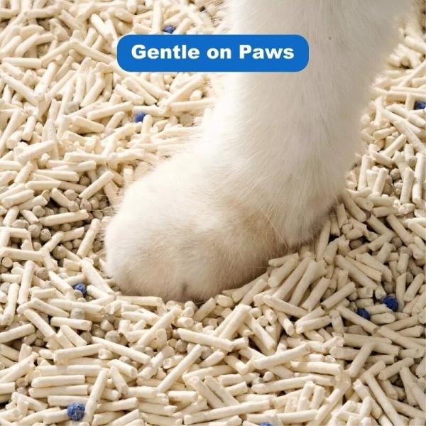 Quality Custom Tofu Bentonite Mixed Cat Litter Strong Deodorization Ultra Absorbency for sale