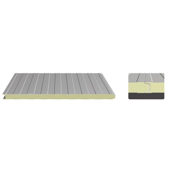 Quality Non Continuous 60mm PU Sandwich Panel Line for sale