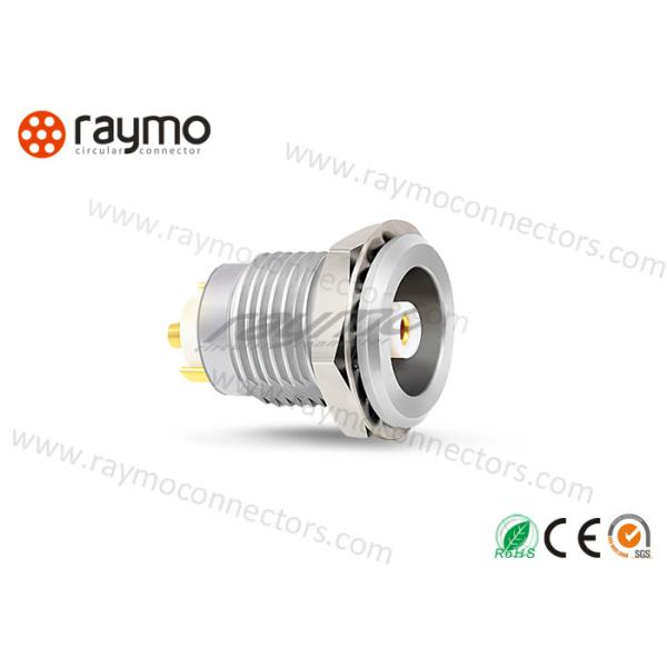 Quality CE Certification Half Moon Connector, Coaxial Cable Connector Plated Gold for sale