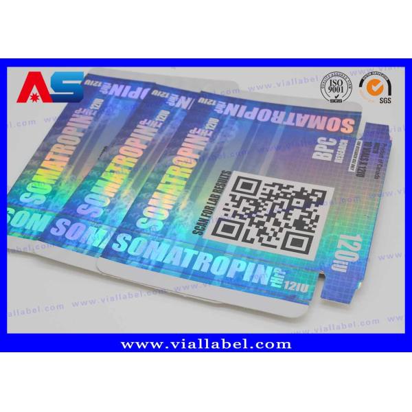 Quality Somatropin Bodybuilding Hcg Tablets Custom Pill Box / Medicine Carton Box for sale