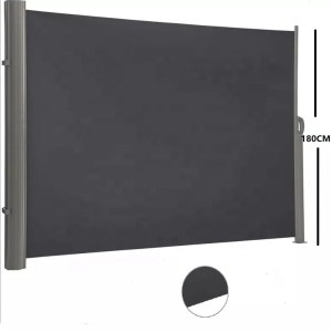 Quality Retractable Aluminum Housing and Support for 160*300cm Polyester Fabric Lateral for sale