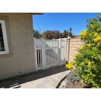 Quality Courtyard Swimming Pool Custom Vinyl Fence 6x8ft for sale