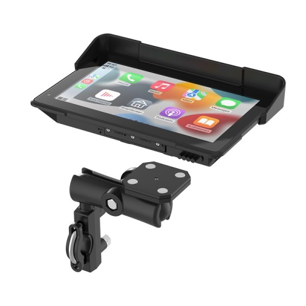 Quality Grandnavi 7 Inch Quick Release Motorcycle Carplay Detachable IP67 Support Wireless Carplay Android Auto for Scooter Motobike UTV for sale
